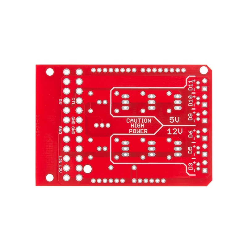 Power Driver Shield - module with MOSFET transistors for Arduino ...