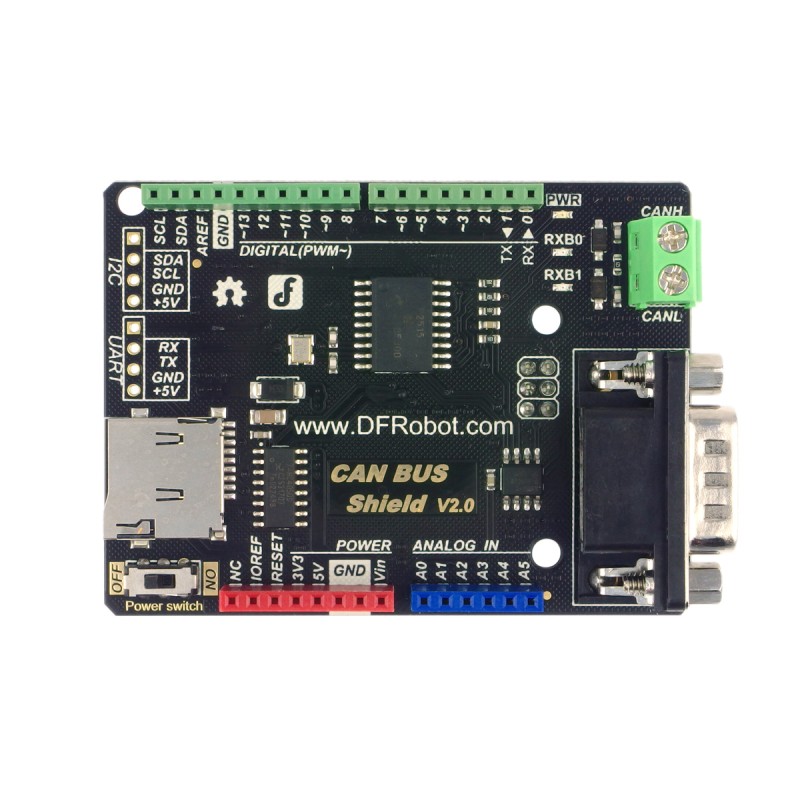 CAN-BUS Shield V2.0 - shield Arduino z interfejsem CAN - sklep Kamami