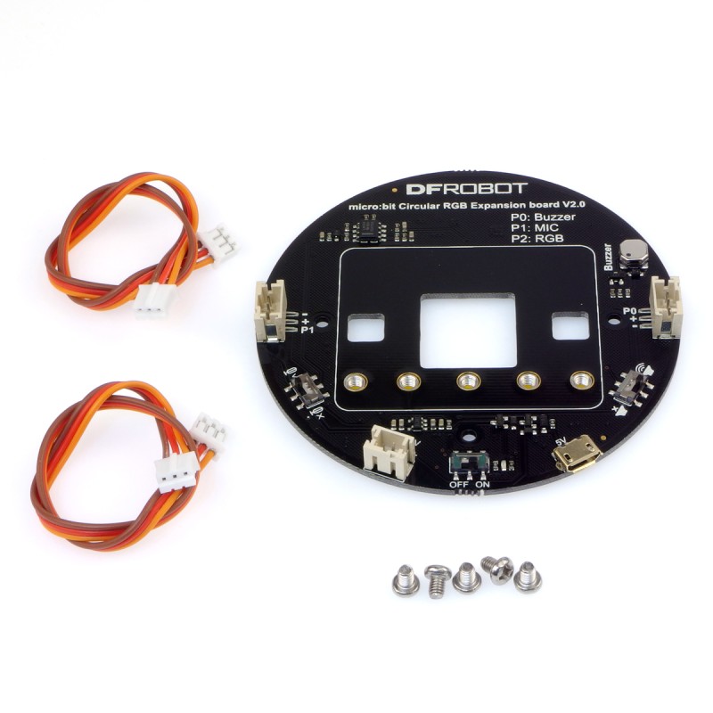 micro: Circular RGB LED Expansion Board - płytka rozszerzeń z diodami ...