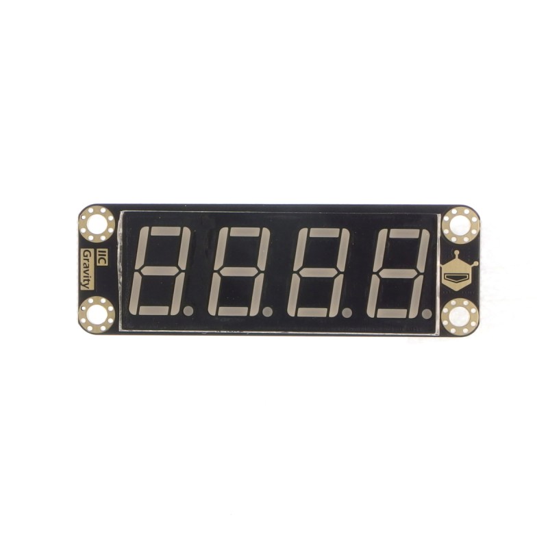 Gravity: 4-Digital LED Segment Display Module - 4-digit LED segment display (green) - Kamami on ...