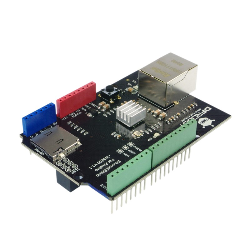 Ethernet Shield - moduł Ethernet W5200 dla Arduino - sklep Kamami
