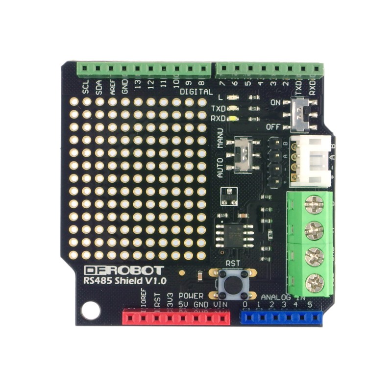 RS485 Shield - konwerter UART-RS485 dla Arduino - sklep Kamami