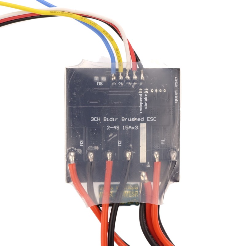 3-channel ESC controller module for 15A DC motors - Kamami on-line store