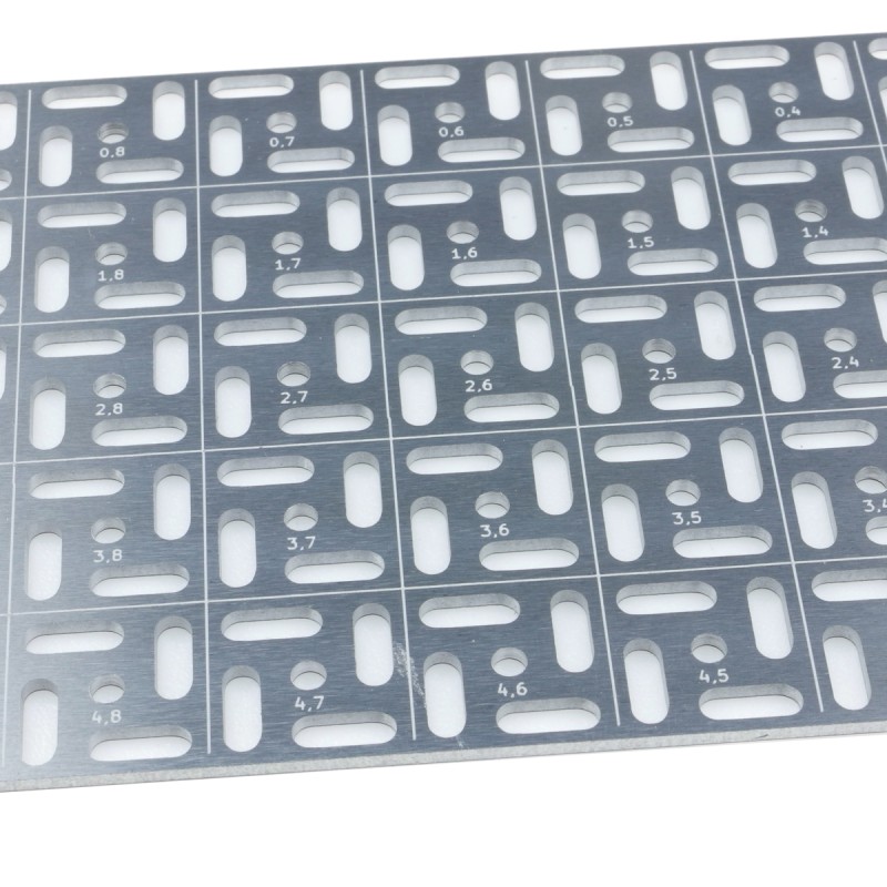 Swirly Aluminum Mounting Grid - aluminiowa płytka montażowa - sklep Kamami