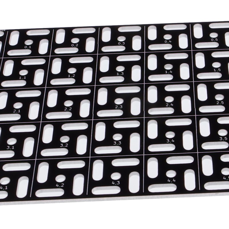 Swirly Aluminum Mounting Grid - aluminum mounting plate - Kamami on ...