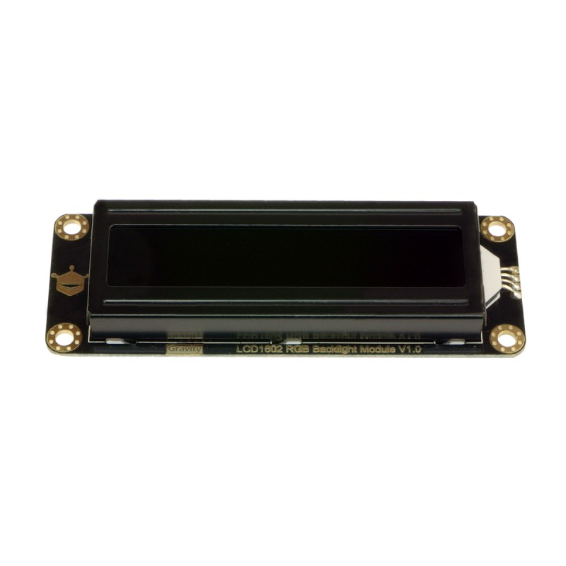Gravity: I2C 16x2 Arduino LCD - LCD 16x2 RGB display (black) - Kamami ...