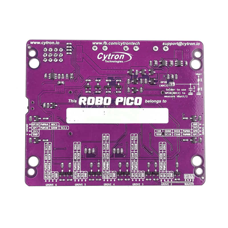 V-ROBO-PICO - development board for Raspberry Pi Pico - Kamami on-line ...