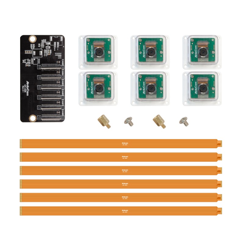 Arducam 12MP Multi-Camera Kit for NVIDIA Jetson AGX Orin, Arducam B0473 ...
