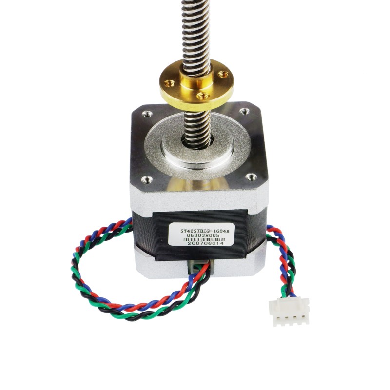 NEMA17 Stepper Motor with 38cm Lead Screw: Bipolar, 200 Steps/Rev, 42× ...