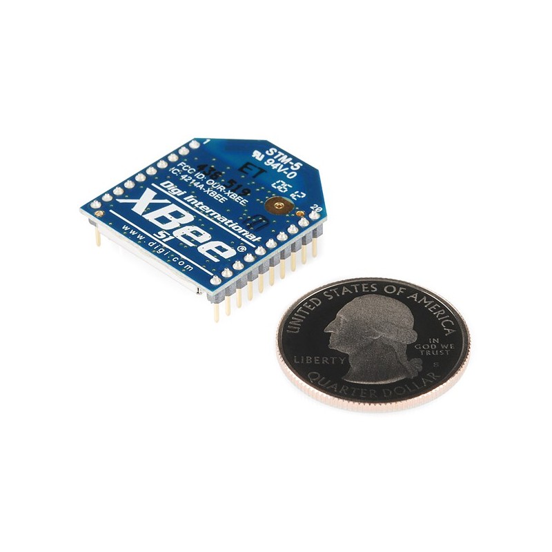 XBee XB24-API-001 Series 1 (802.15.4) - moduł ZigBee o mocy 1mW z ...