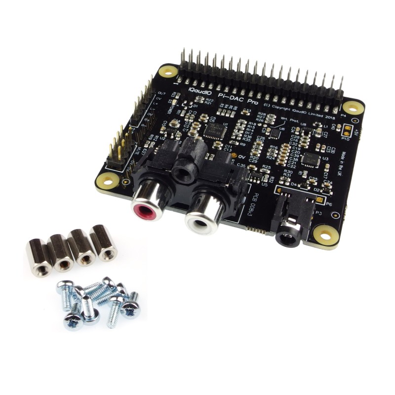 IQaudio DAC Pro - HAT audio module for Raspberry Pi - Kamami on-line store