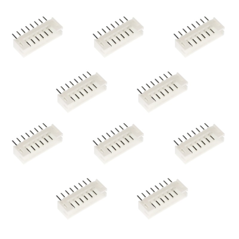 Straight wire-board socket JST PH-2.0, 8-pin, 2mm raster - 10 pcs ...