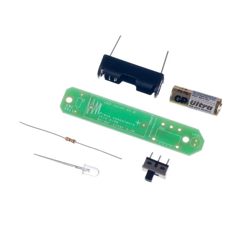 LED Torch Kit - battery-powered LED module (for assembly) - Kamami on ...