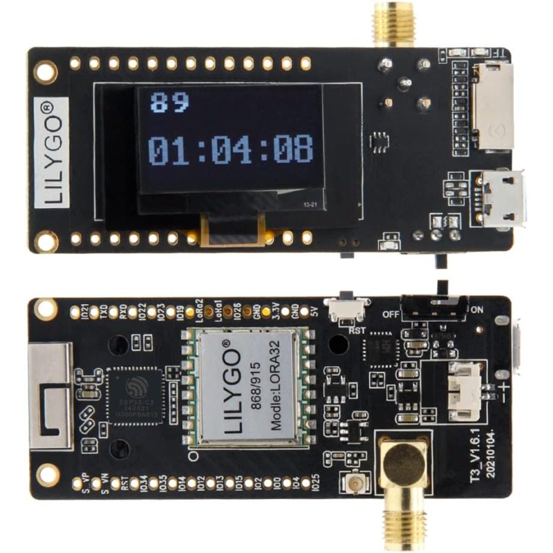 modTTGO LoRa32 v2.1 - 868MHz LoRa module with ESP32 OLED display ...
