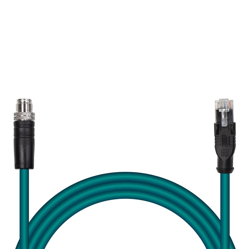 Luxonis Ethernet cable, M12/RJ45 5M - Kamami on-line store