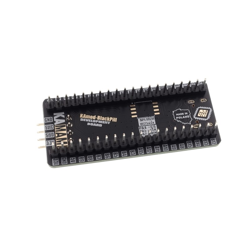 KAmod BlackPill 411 - Evaluation board, soldered joints from the bottom ...