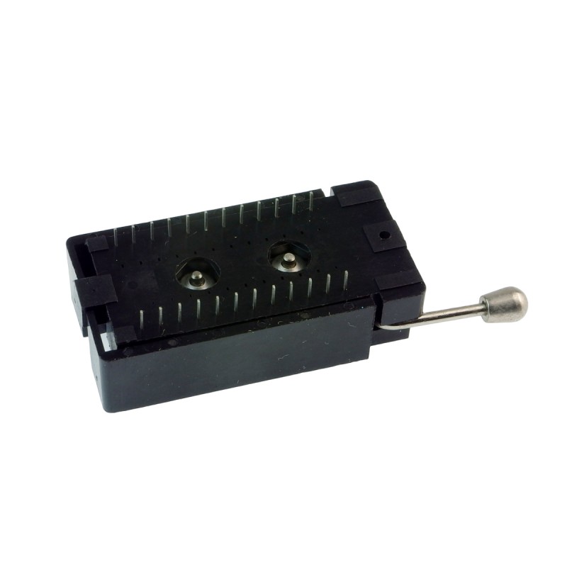 DIP 24 Pin ZIF Socket ARIES - 24-pinowe gniazdo ZIF (czarne) - sklep Kamami