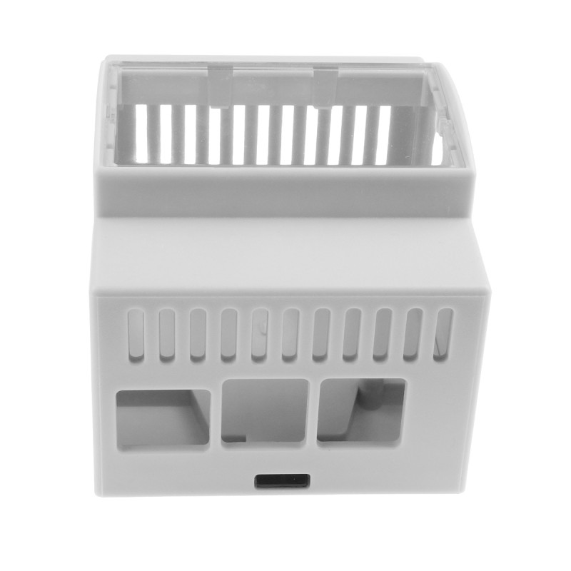 Obudowa ABS PI5-CASE-DIN-RAIL-B na szynę DIN do Raspberry Pi 5 - Waveshare 26682 - sklep Kamami
