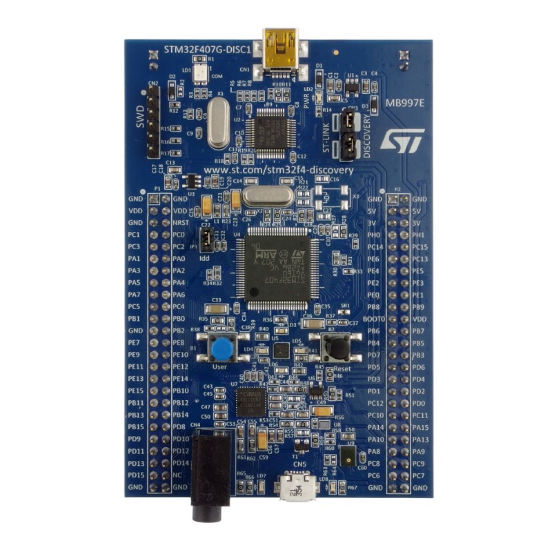 STM32F407G-DISC1 - Discovery kit with STM32F407VG MCU - Kamami on-line store