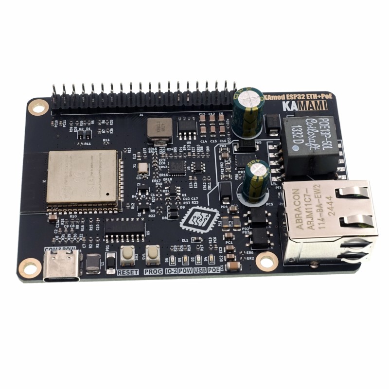Kamodesp32 Ethpoe Evaluation Board With Esp32 Wroom Module Connected