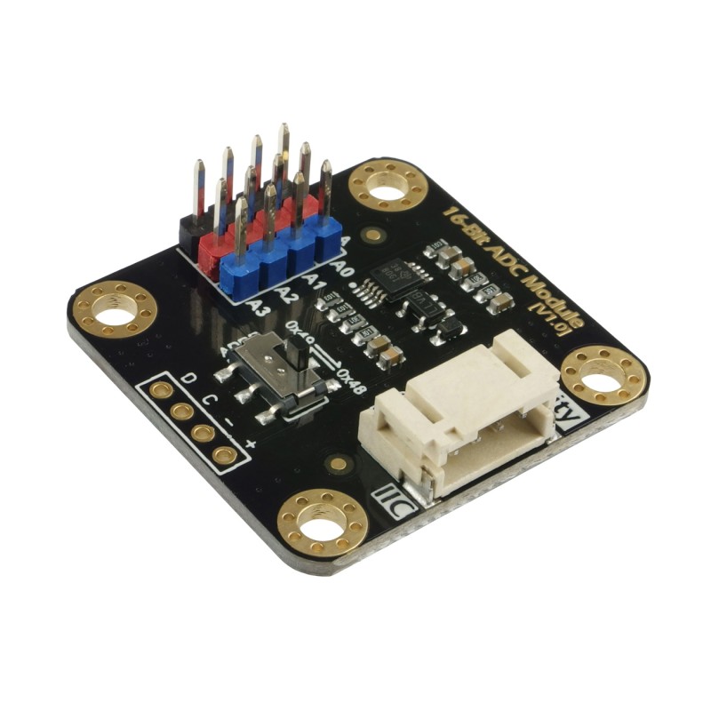 Gravity: I2C ADS1115 16-Bit ADC Module - moduł przetwornika ADC - sklep ...