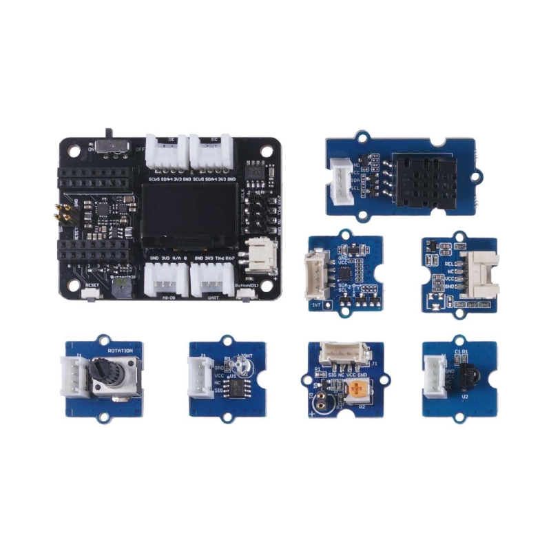 XIAO Starter Kit - zestaw startowy Grove dla modułów XIAO - sklep Kamami