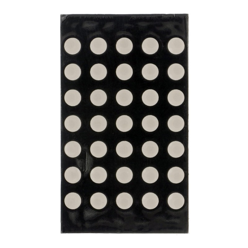 KYX-1057BS - 5x7 LED matrix of 3mm red diodes (common anode) - Kamami ...
