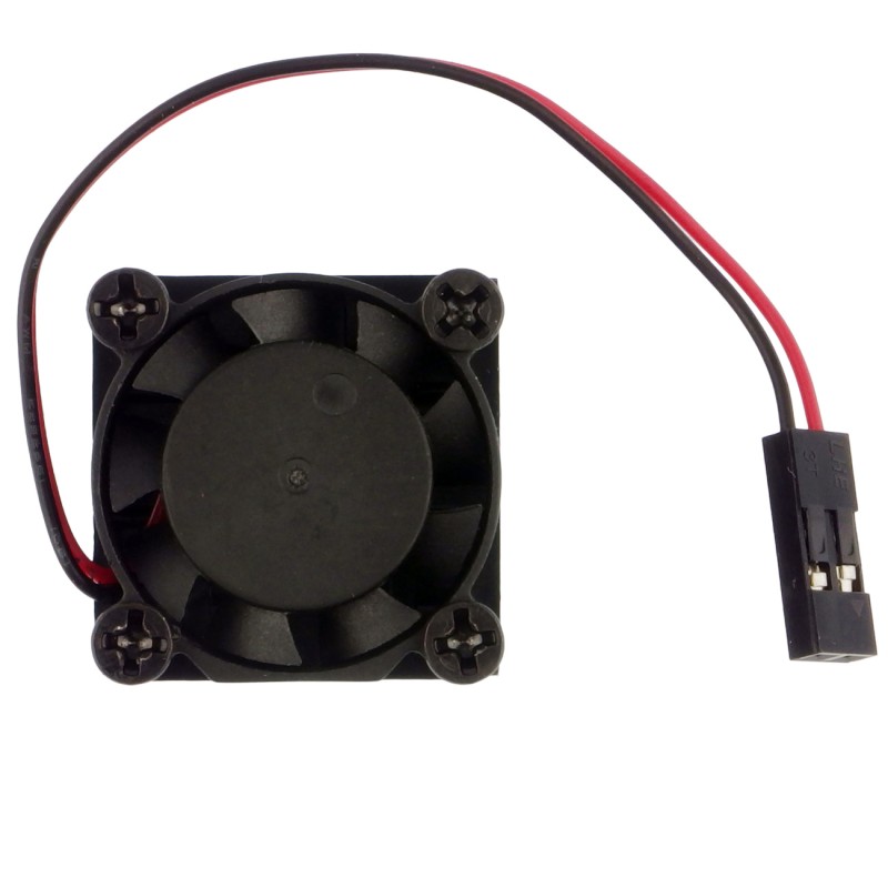 Radiator z wentylatorem 25 mm dla Raspberry Pi 4 model B - sklep Kamami