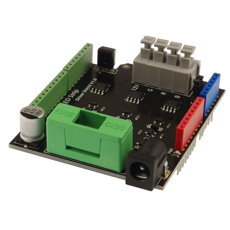 RGB LED Strip Driver Shield v1.0 - moduł sterownika taśm LED RGB dla Arduino - sklep Kamami