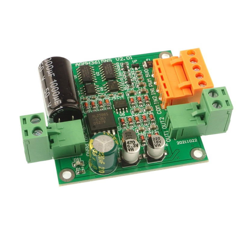 15A Single DC Motor Driver - 1-channel DC motor driver 36V/15A - Kamami ...