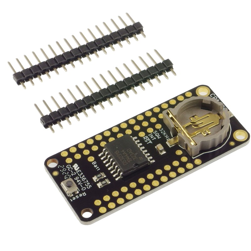 DS3231 Precision RTC FeatherWing - RTC Add-on For Feather Boards ...