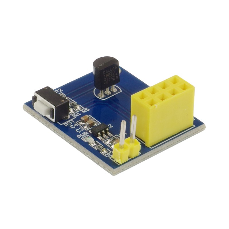 Module with DS18B20 sensor for ESP8266, ESP-01, ESP-01S - Kamami on ...