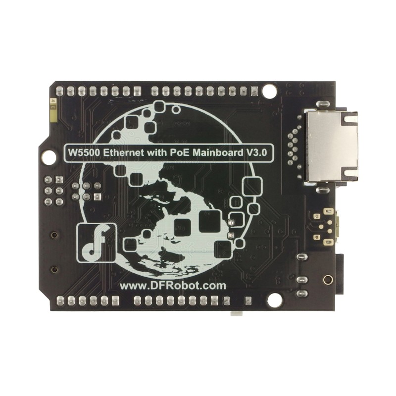 W5500 Ethernet with POE IoT Board - płytka rozwojowa IoT z ATmega32U4 i ...