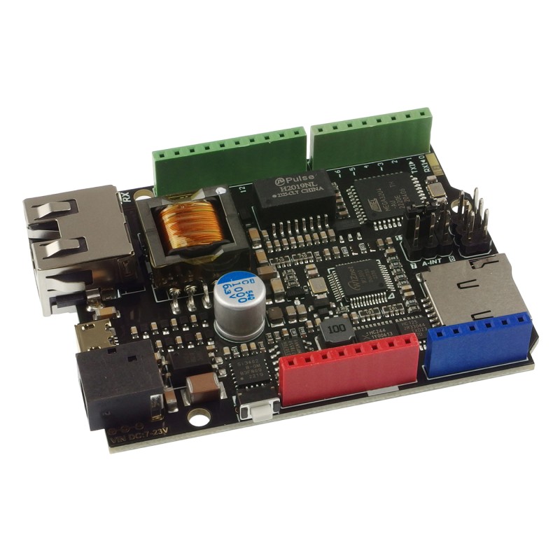 W5500 Ethernet with POE IoT Board - płytka rozwojowa IoT z ATmega32U4 i ...