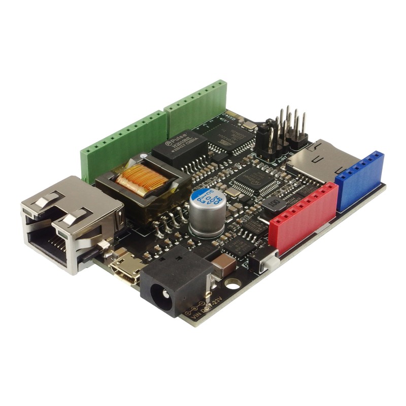 W5500 Ethernet with POE IoT Board - płytka rozwojowa IoT z ATmega32U4 i ...