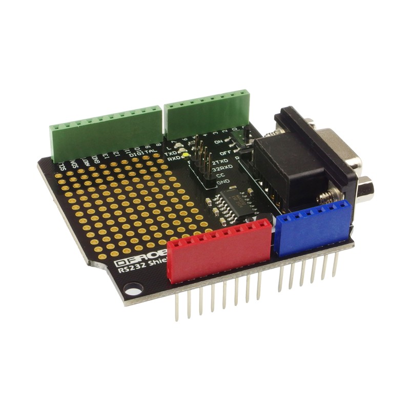 RS232 Shield - konwerter UART-RS232 dla Arduino - sklep Kamami