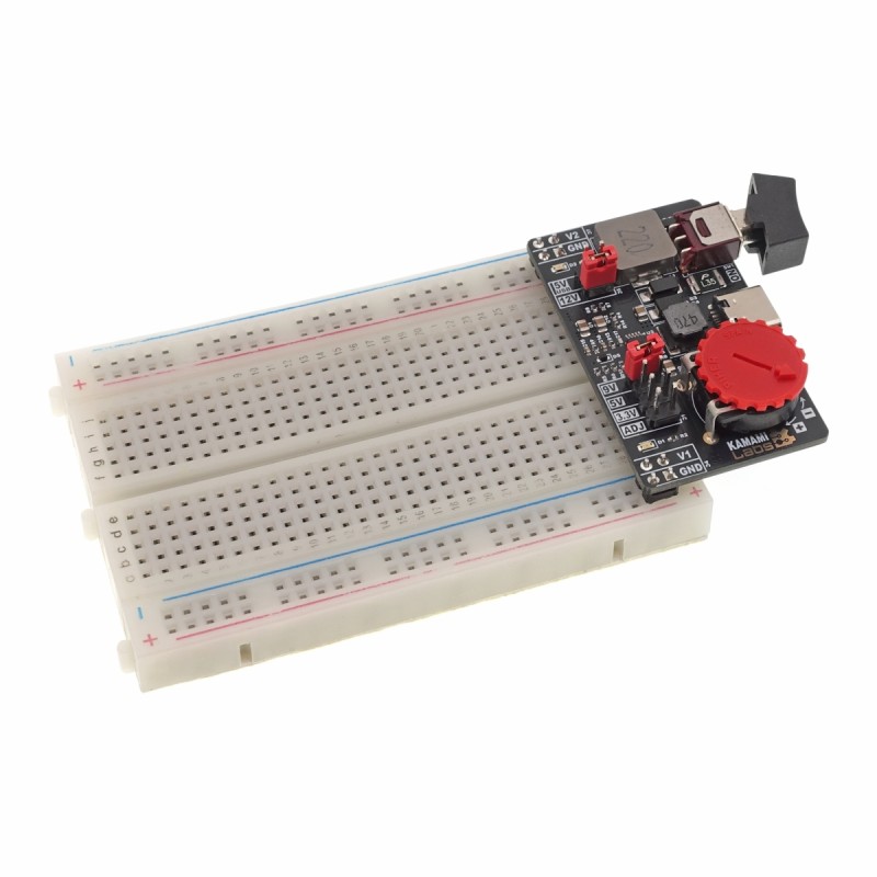 KAmod ProtoSupply - Universal power supply for breadboards - Kamami on ...