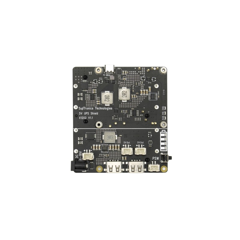 Raspberry Pi 5 18650 Battery UPS HAT - 5.1V/5A UPS module for Raspberry ...