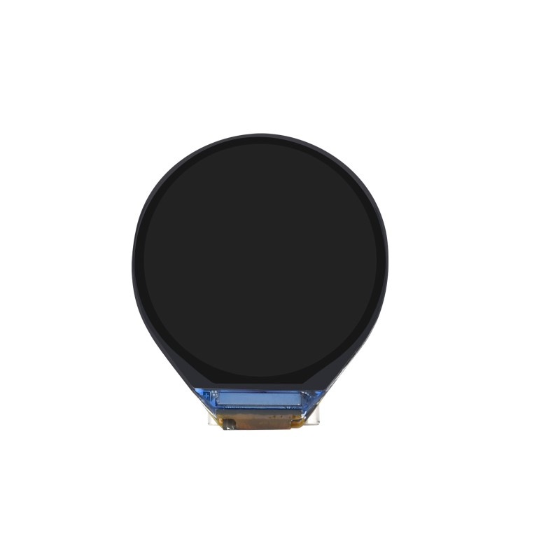 ESP32-C3 development board with 0.71″ round display 160×160 - Waveshare ...