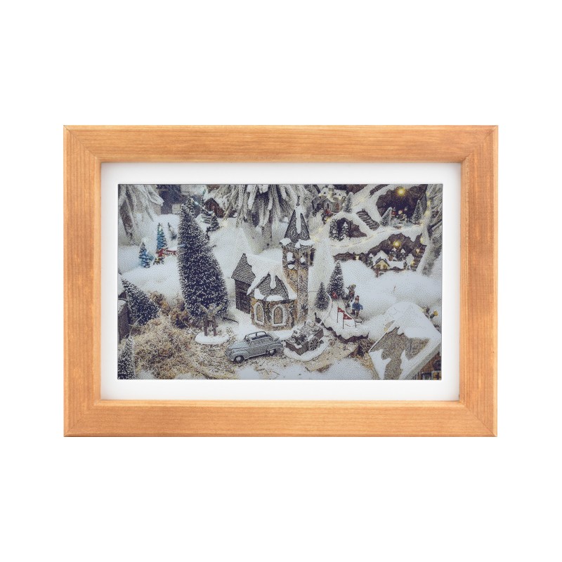 PhotoPainter (B) – 7-color 800x480 display in wooden frame - Waveshare ...