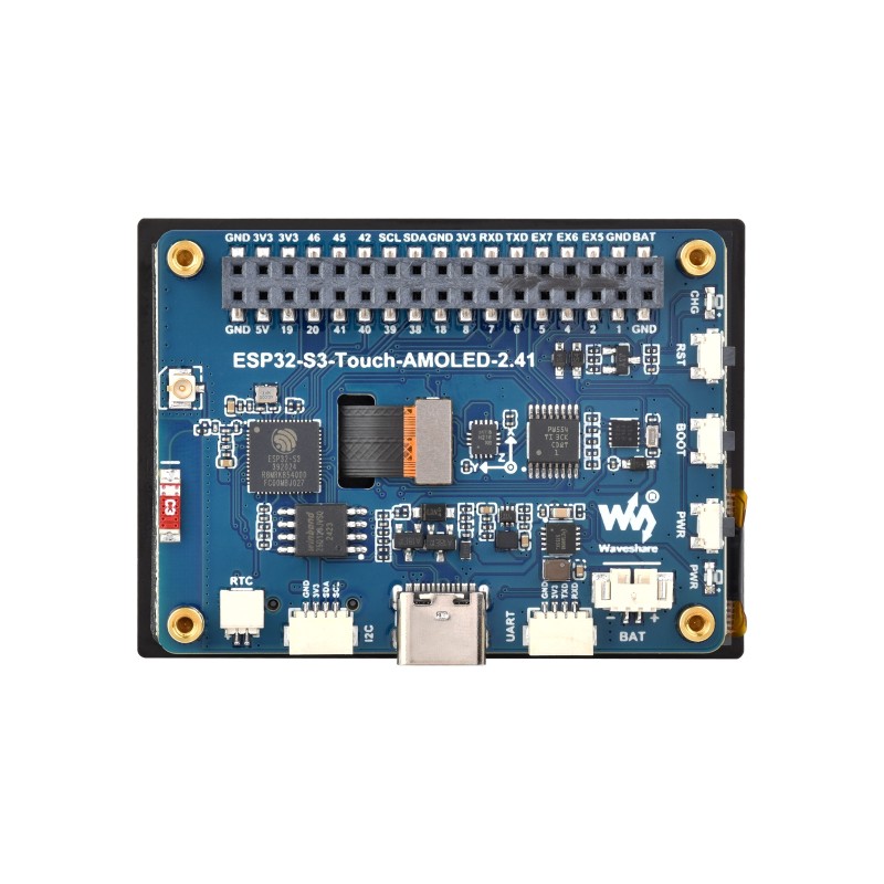 Waveshare ESP32-S3 2.41inch AMOLED Touch Display Development Board ...