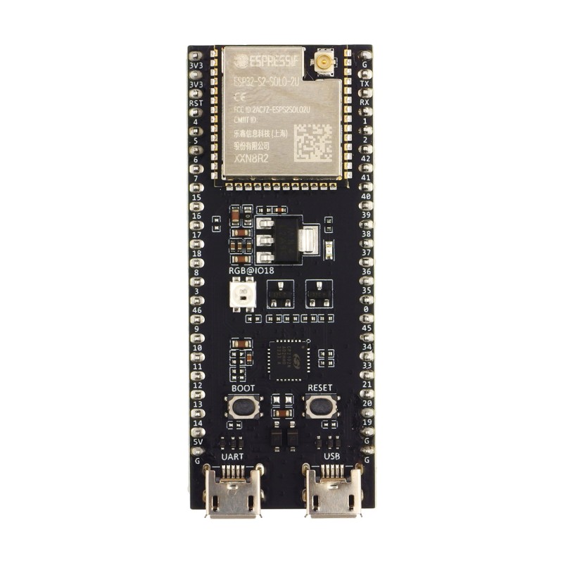 ESP32-S2-DevKitC-1U-N8R2 - moduł WiFi 2,4GHz, 8MB Flash, 2MB PSRAM - sklep Kamami