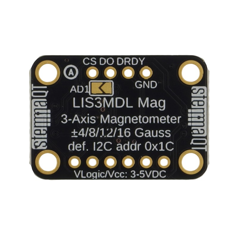 STEMMA QT Triple-axis Magnetometer LIS3MDL - module with a 3-axis ...