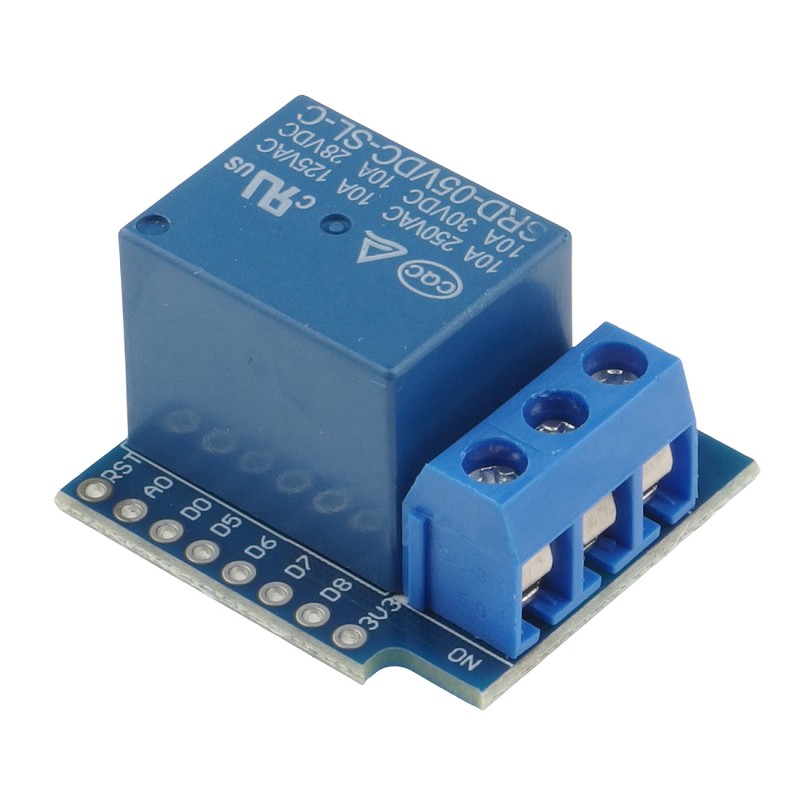 Relay module for the D1 Mini set - Kamami on-line store