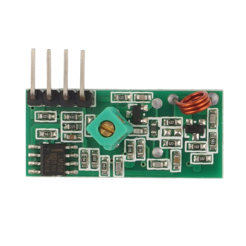 Radio module 433MHz RF for ISM band transmitter + receiver - Kamami on ...
