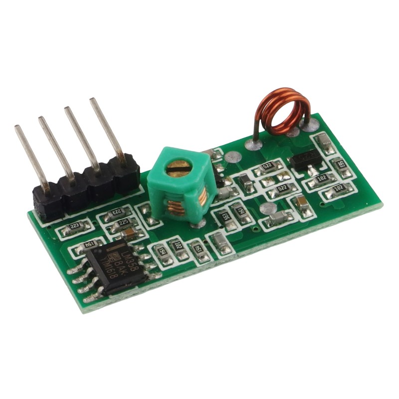 Radio module 433MHz RF for ISM band transmitter + receiver - Kamami on ...