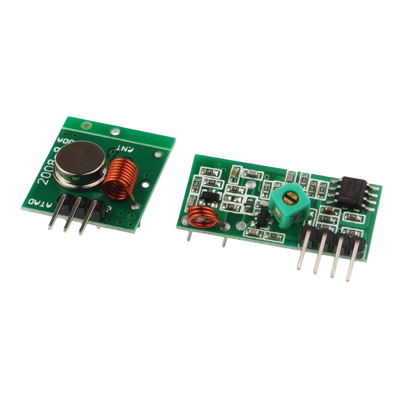 Radio module 433MHz RF for ISM band transmitter + receiver - Kamami on ...