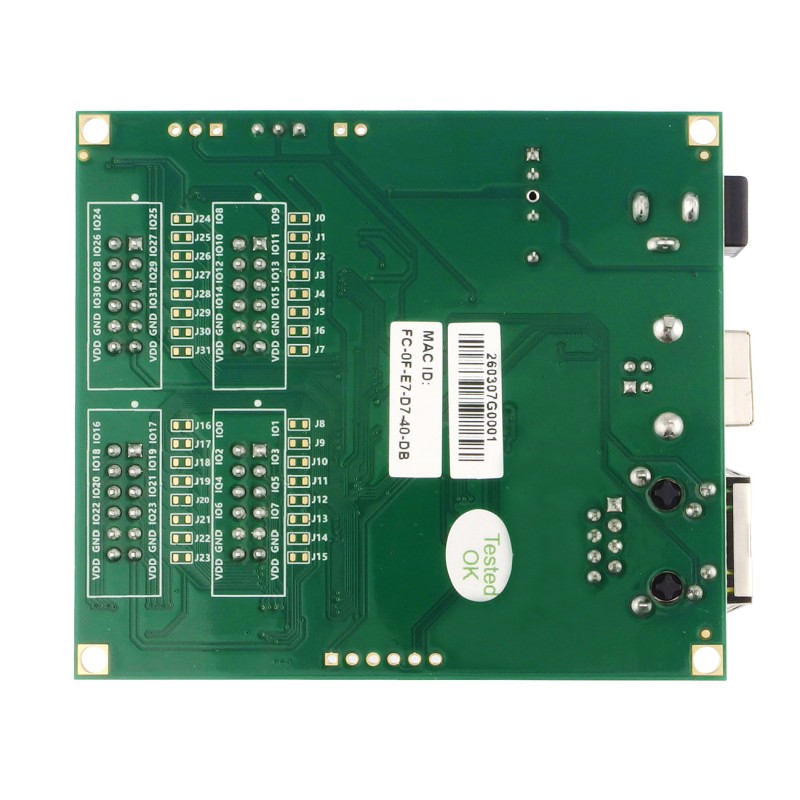 Numato Lab NLETHGC032-HT - 32-channel pluggable GPIO Ethernet, header ...
