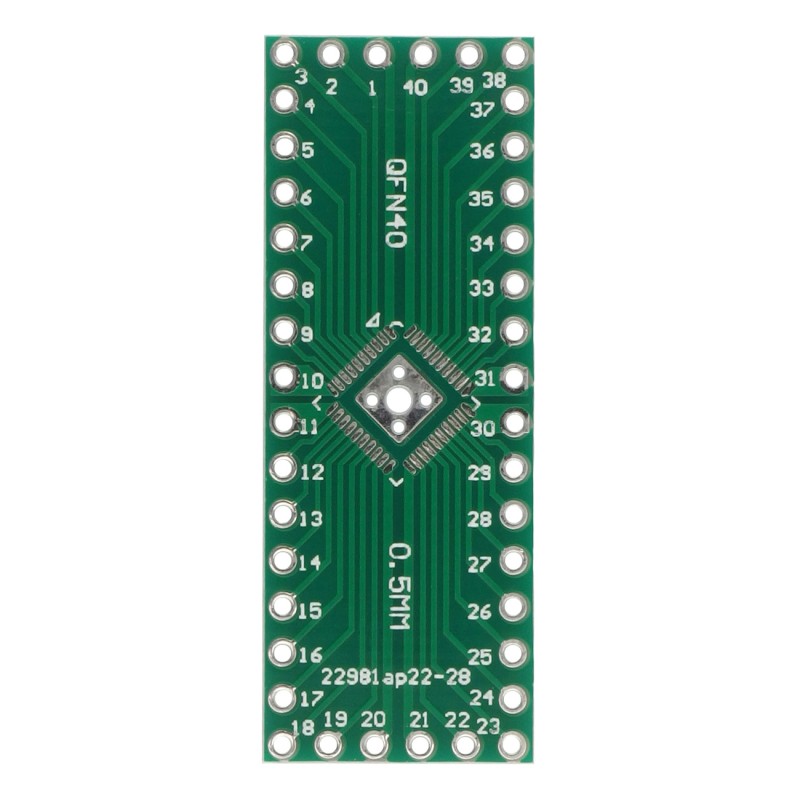 PCB QFN32/QFN40 to DIP adapter - Kamami on-line store
