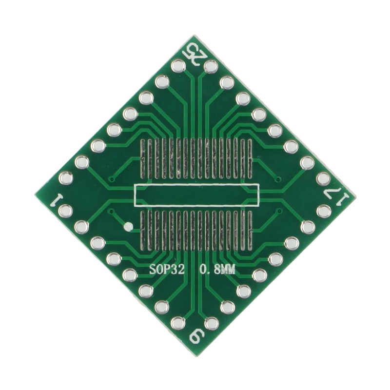 PCB QFP32/SSOP32 to DIP32 adapter - Kamami on-line store